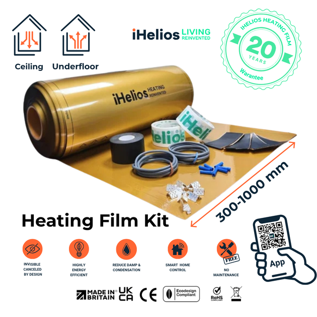 Infrared Heating Film Kits UK | Smart Heating | iHelios