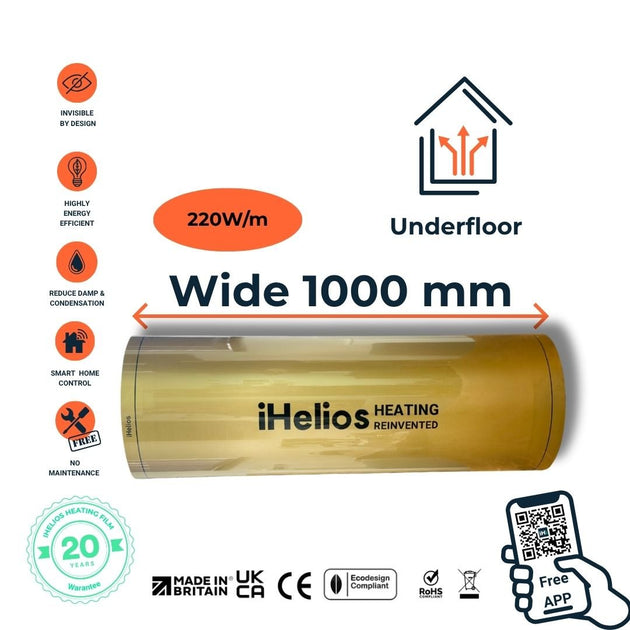 Infrared Underfloor Heating Film – Ultra Thin Carbon System